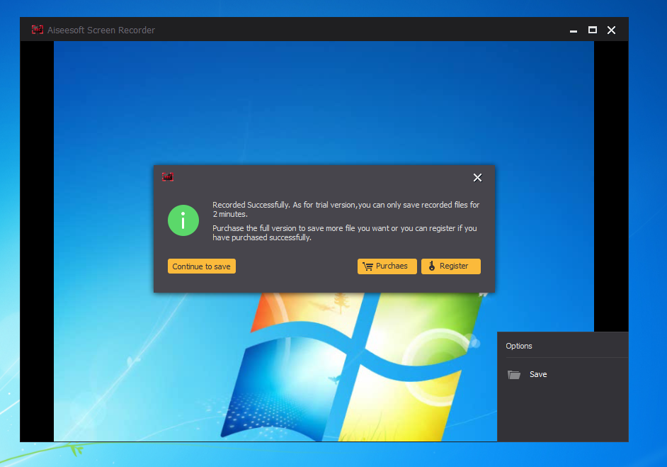 Aiseesoft screen recorder save 2 minutes – Elearning Supporter