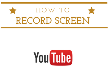 How To Record Screen For YouTube Videos – Elearning Supporter