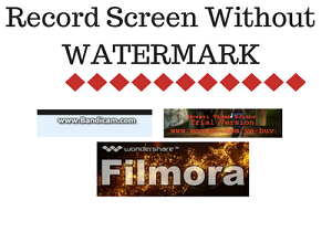 How To Record Screen Without Watermark? – Elearning Supporter