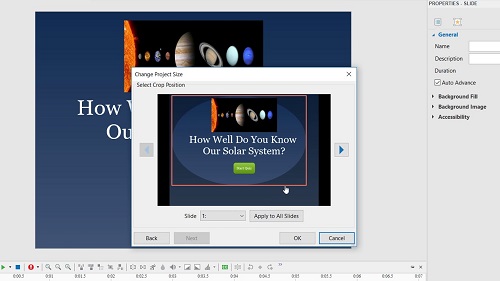 How To Change Project Size In ActivePresenter 7 – Elearning Supporter