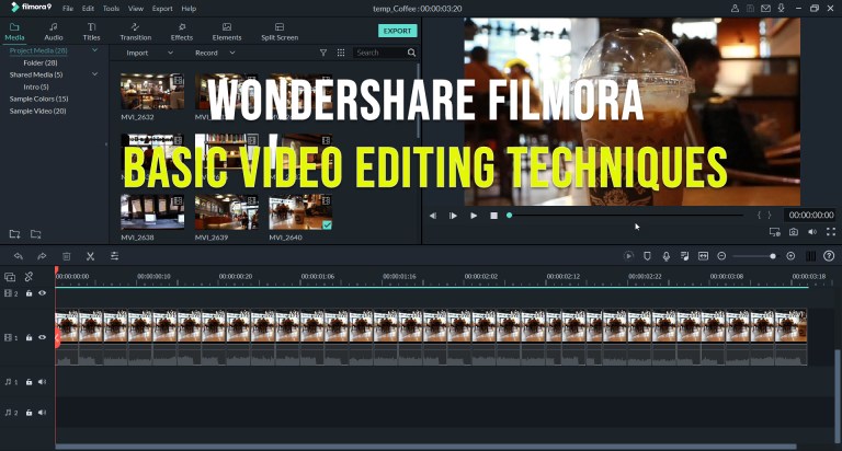 Wondershare Filmora Basic Video Editing Techniques For Beginners ...