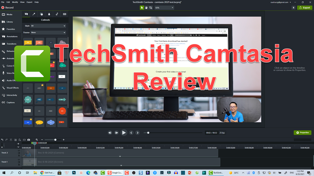 Camtasia 2021 Review, Pros and Cons and Where to Download – Elearning ...