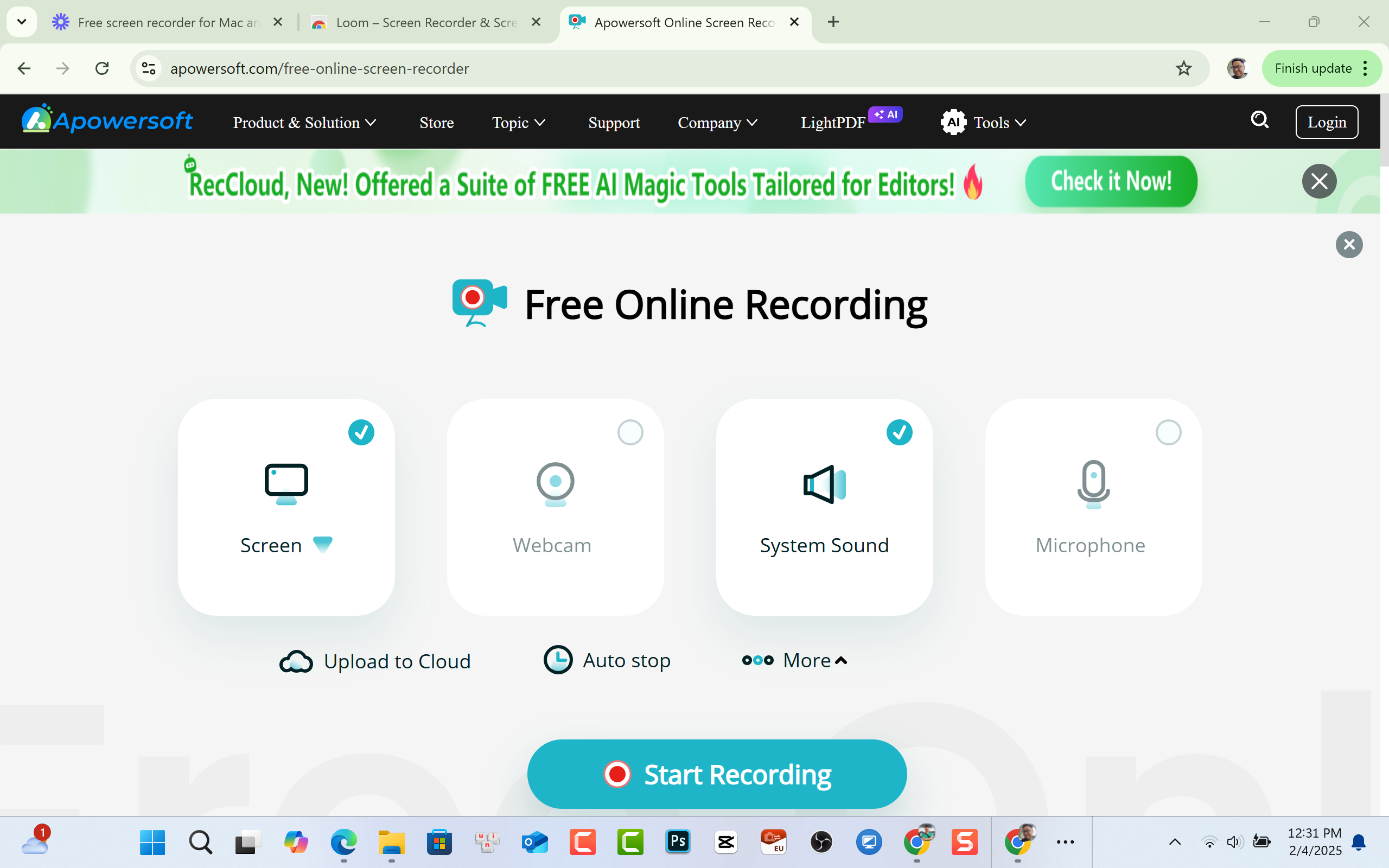 Top 5 Best Free Online Screen Recorders (No Installation Required) + A ...