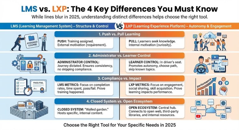 LMS vs. LXP: Understanding the Key Differences in Your Learning Management System Strategy for ...